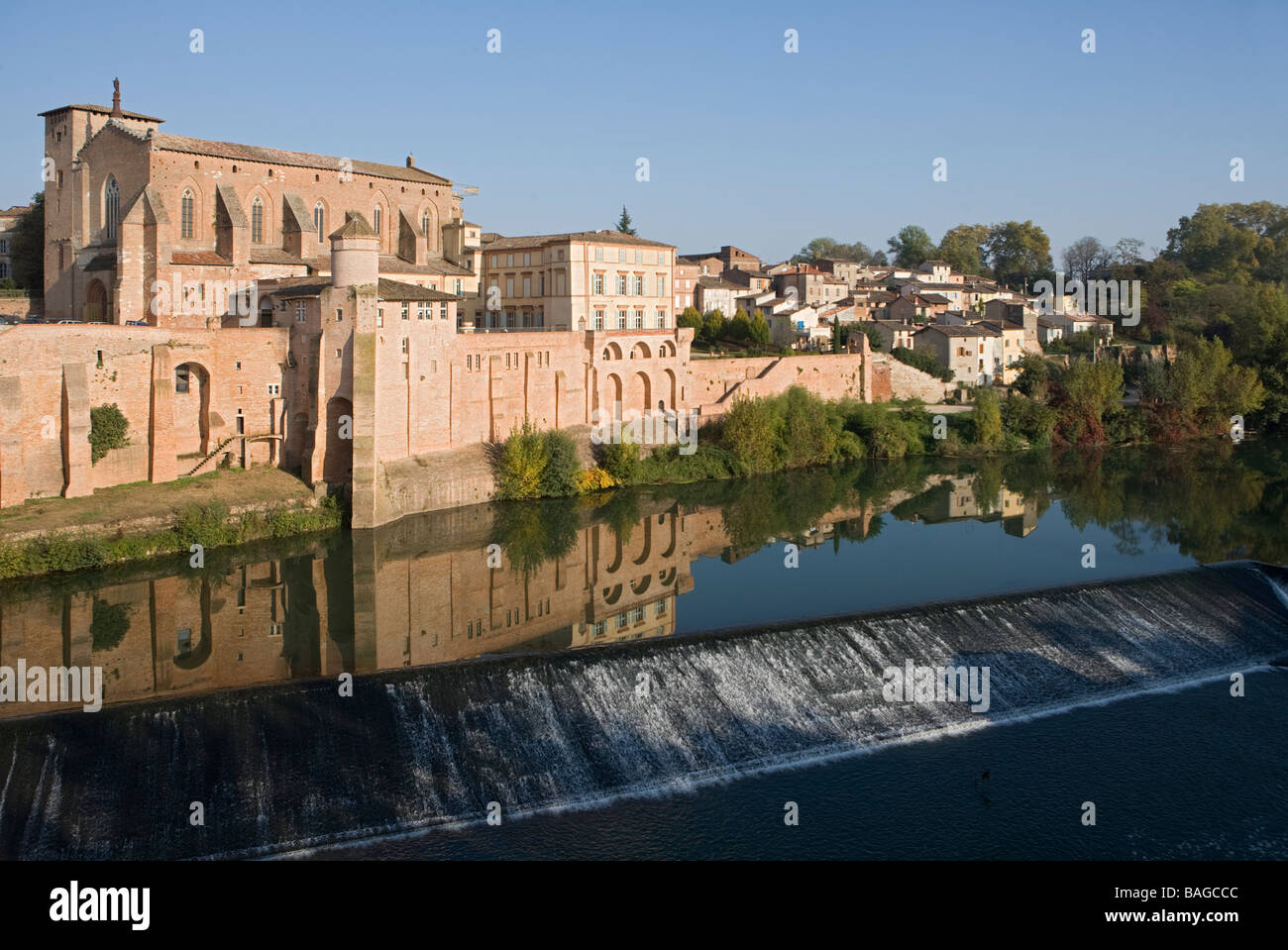 France, Tarn, Gaillac, views of the abbey of Saint Michel de Gaillac ...