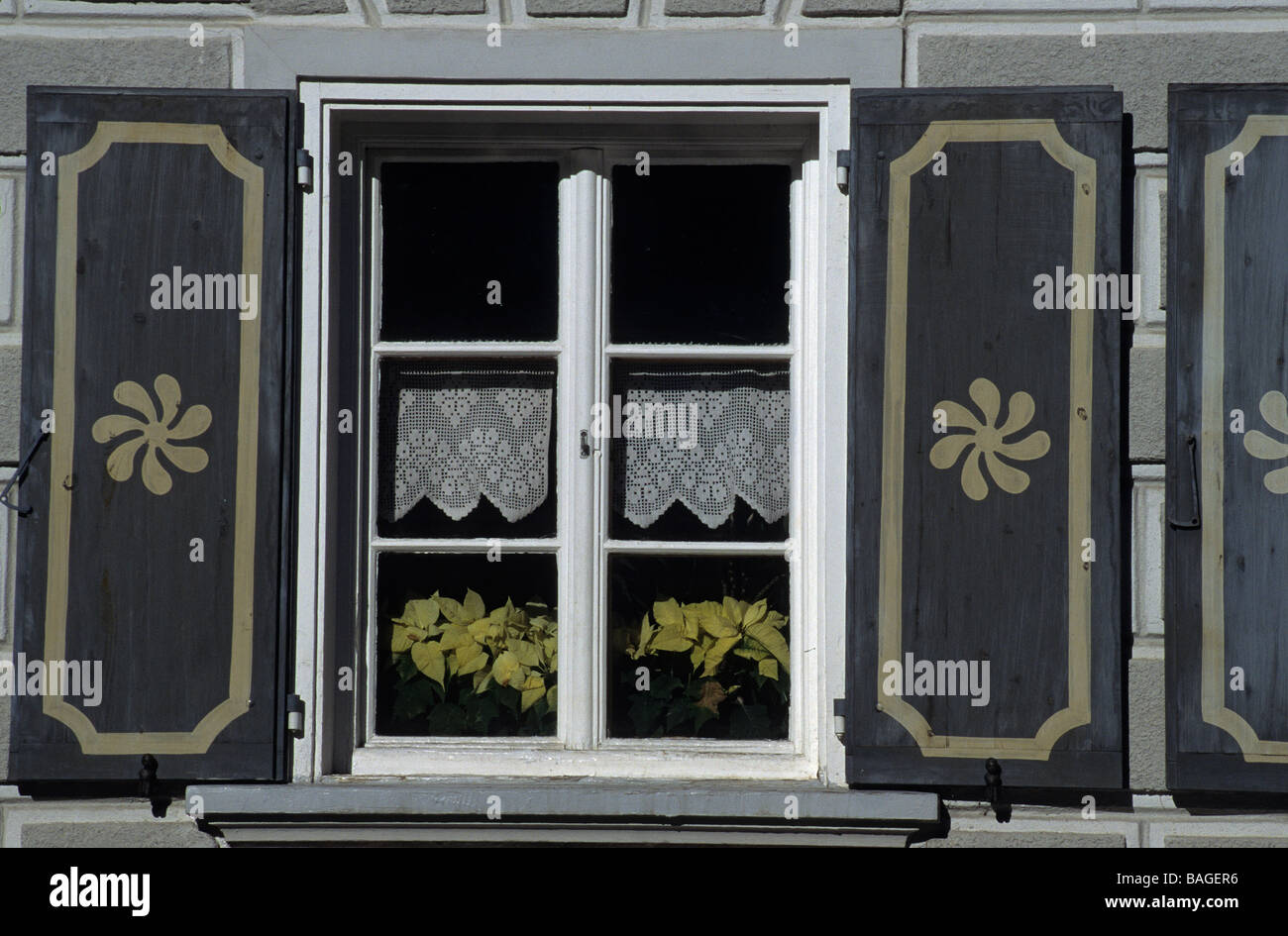 Switzerland, Grisons region, Graubuenden canton, Szuuz, Planta house ...