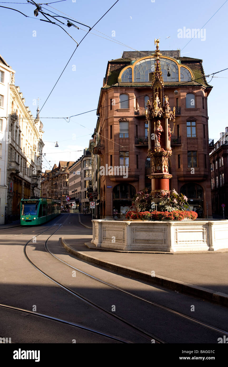 Switzerland, Basel, Fischmarkts square Stock Photo - Alamy