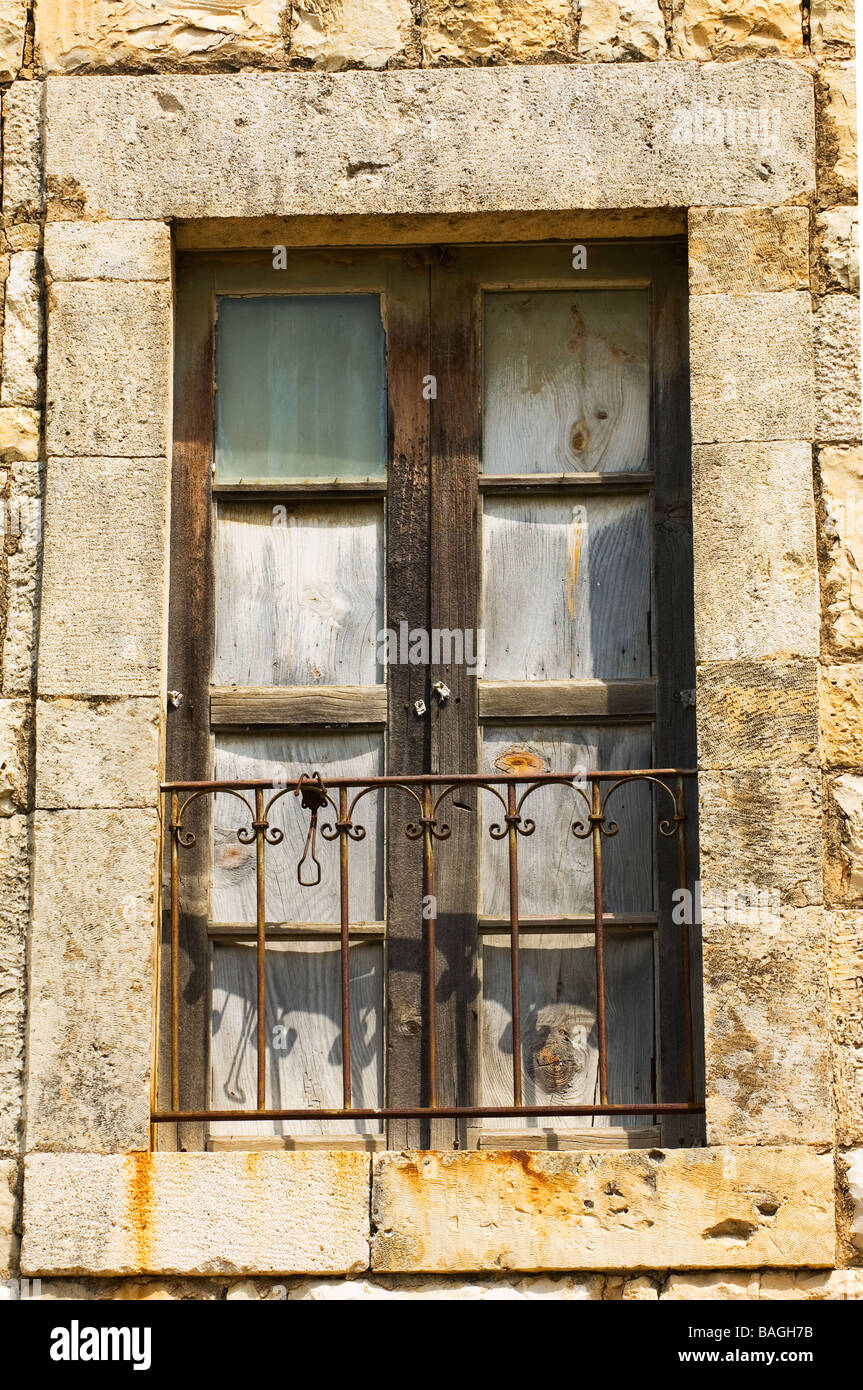 Derelict windows in Lebanon Middle East Asia Stock Photo - Alamy