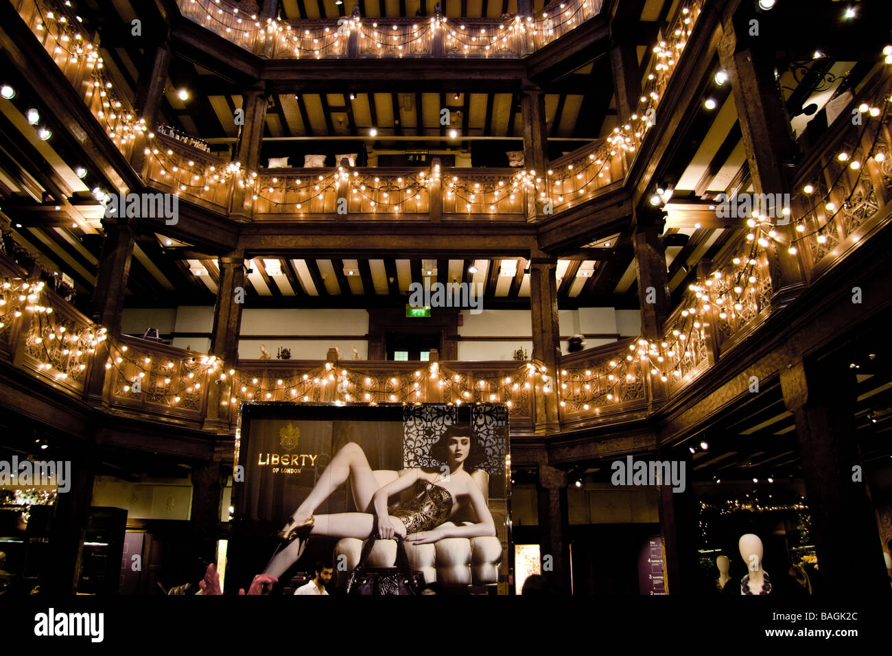 Liberty london shop interior hi-res stock photography and images - Alamy