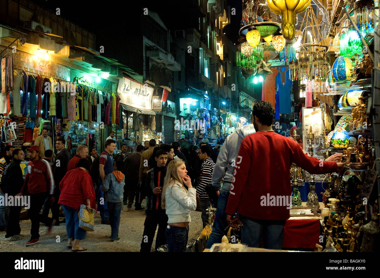 Egypt, Cairo, Khan El Khalili Souk Stock Photo - Alamy