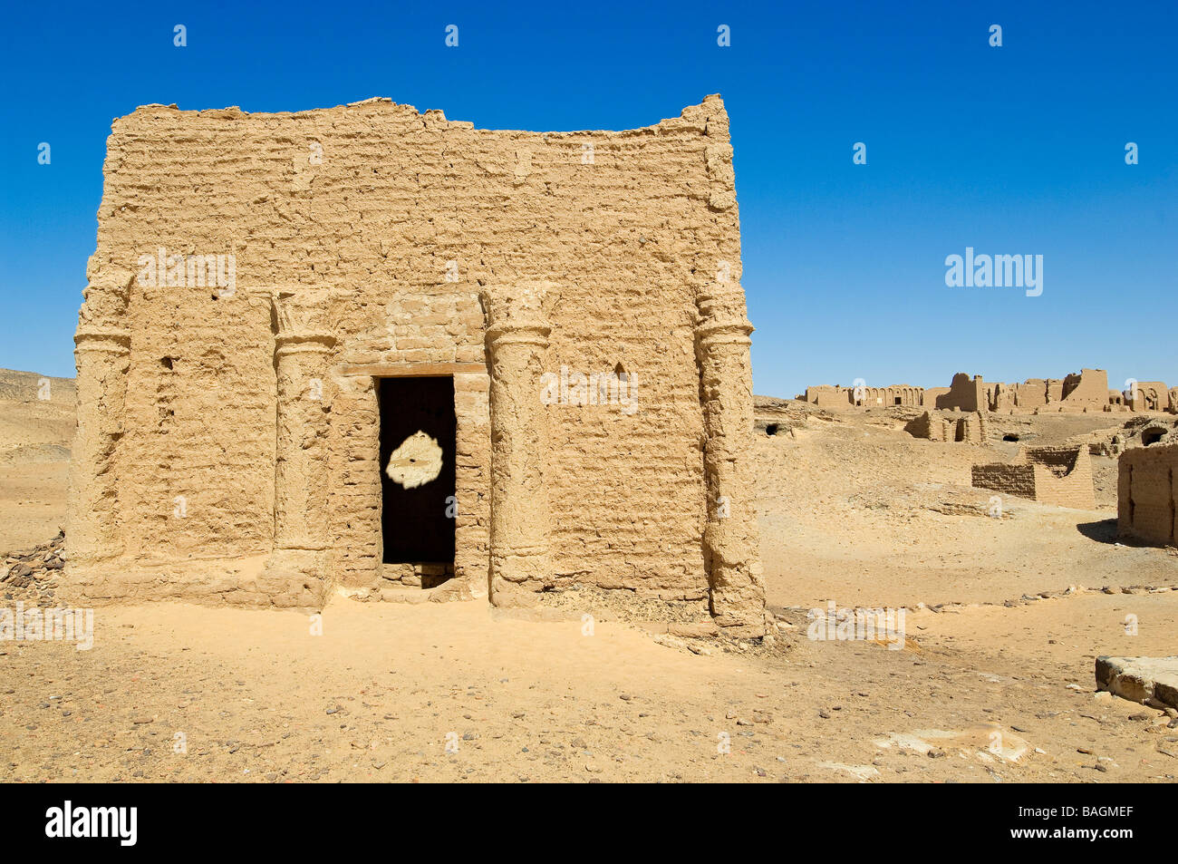 Egypt, Upper Egypt, Libyan Desert, Kharga Oasis, Bagawat Coptic ...