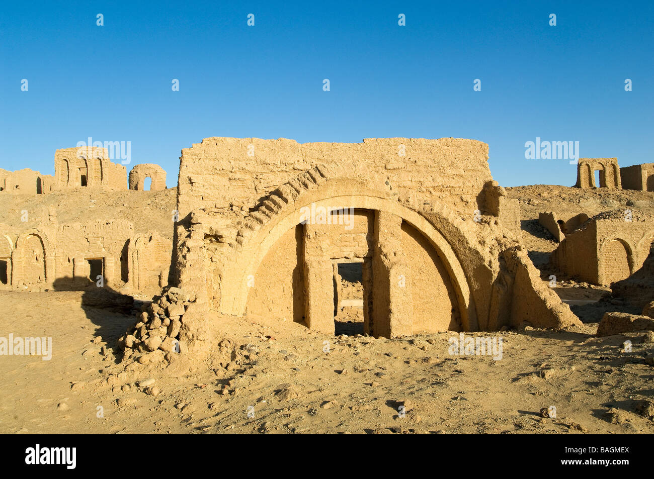Egypt, Upper Egypt, Libyan Desert, Kharga Oasis, Bagawat Coptic ...
