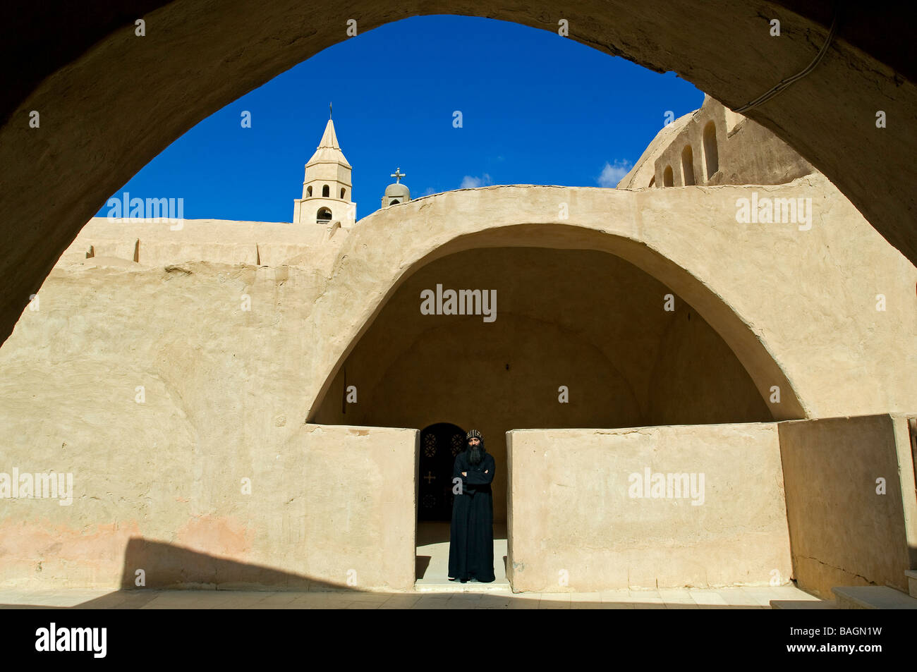 Egypt, Lower Egypt, Western Desert, Wadi Natrun, Coptic Monastery of ...