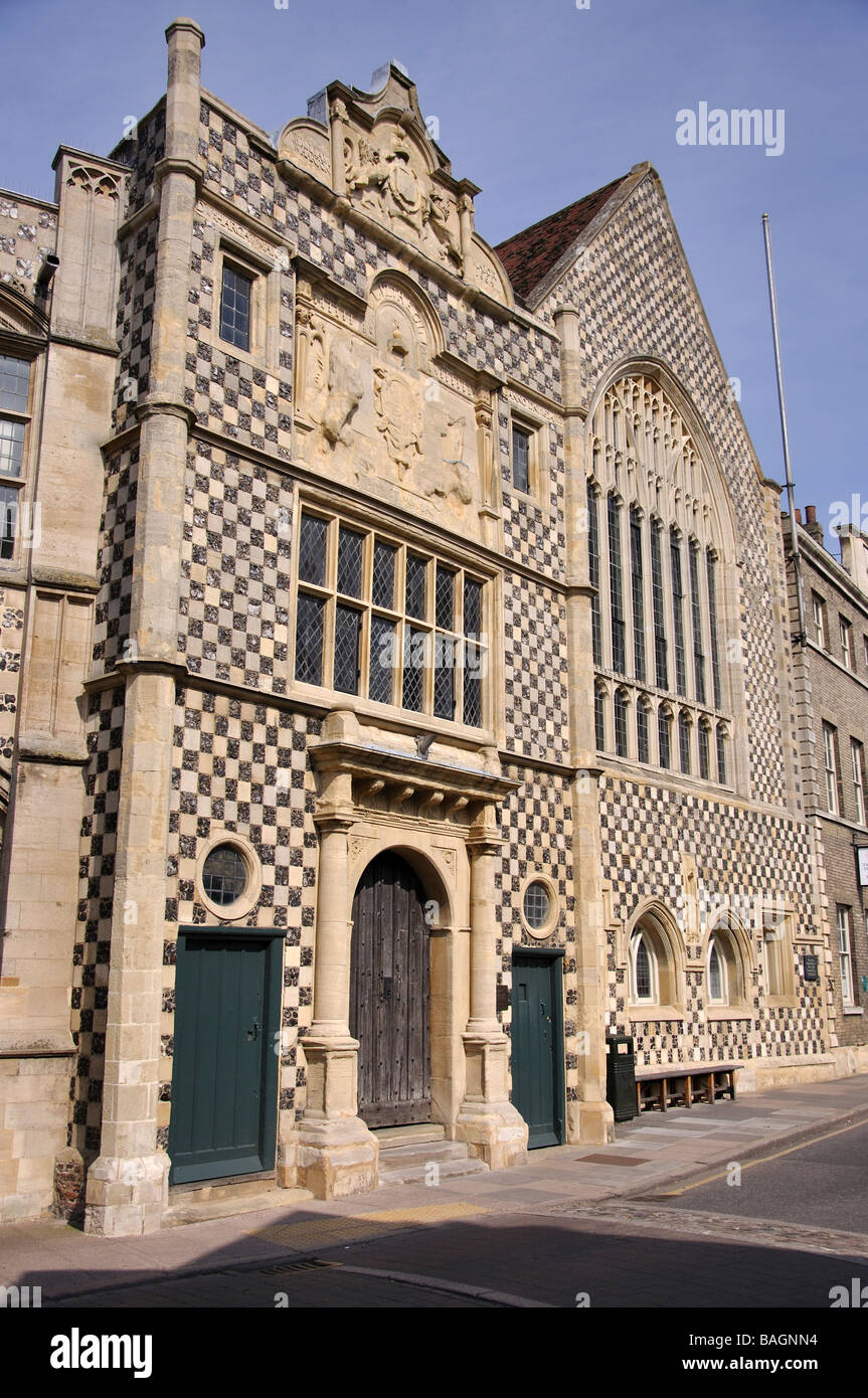 Trinity Guildhall facade, Saturday Market Place, King's Lynn, Norfolk ...