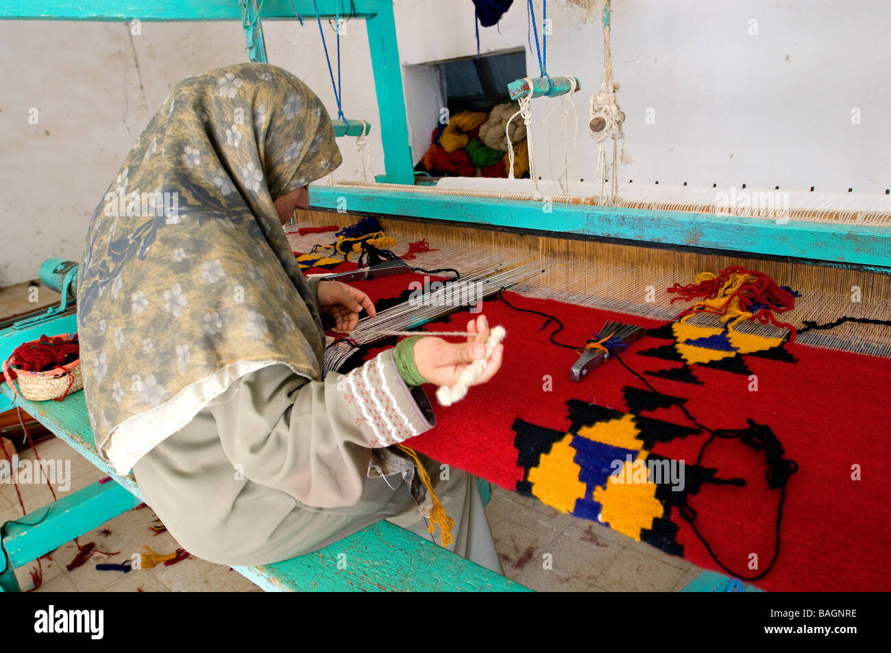 Egypt, Upper Egypt, Libyan Desert, Dakhla Oasis, Bashandi, handicraft ...