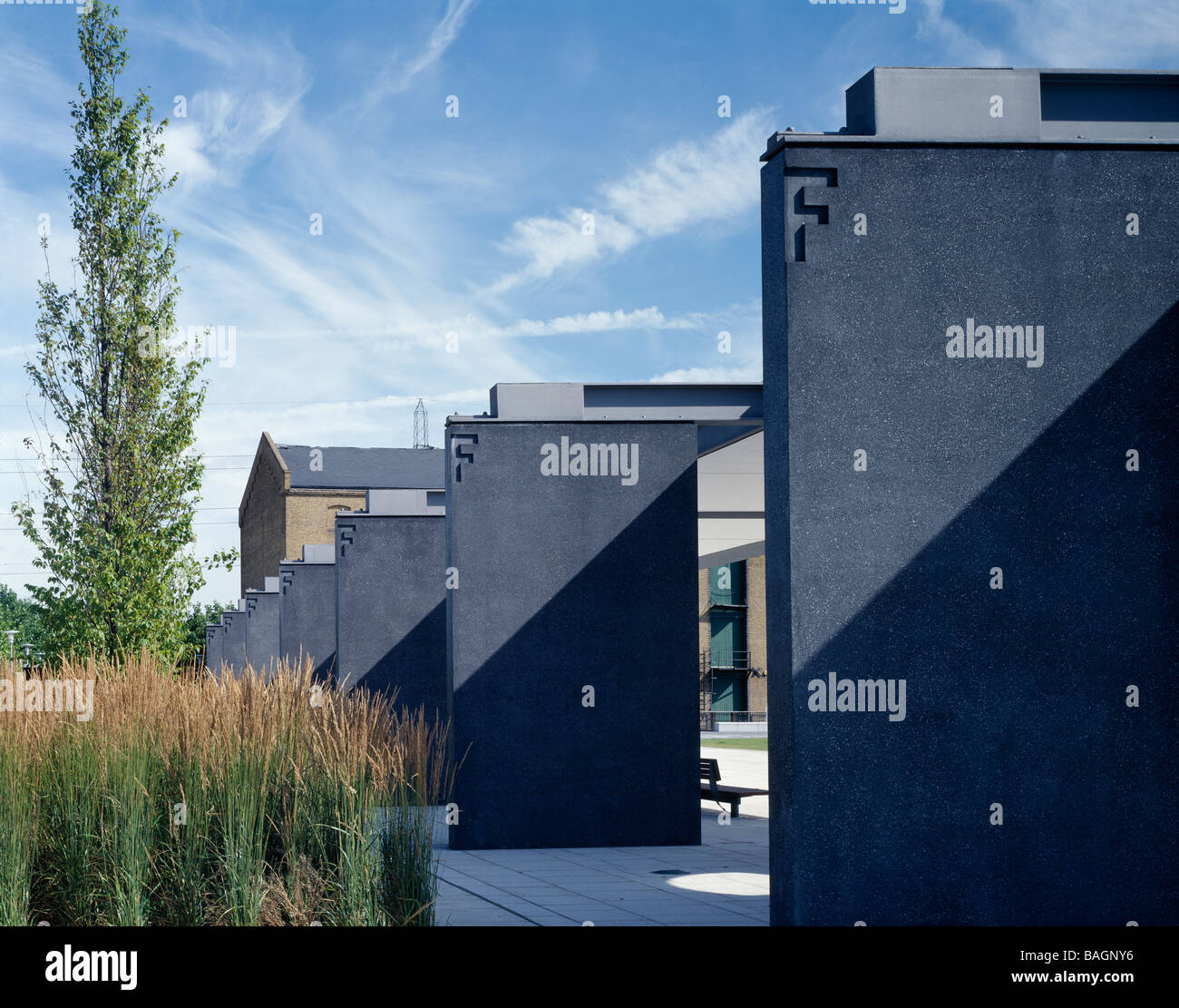 excel gardens detail of canopy stands Stock Photo - Alamy