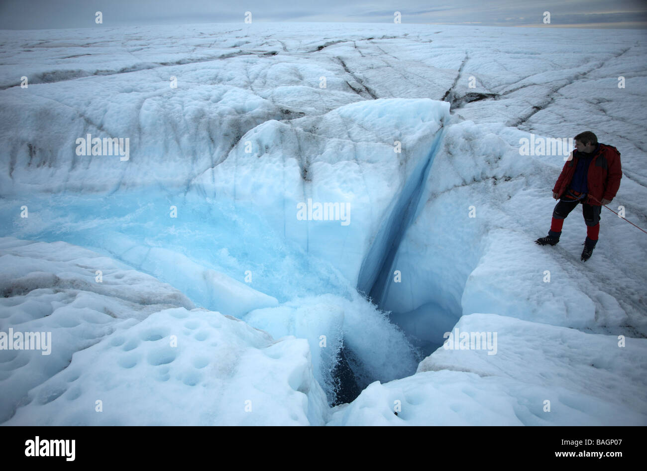Moulin greenland glacier hi-res stock photography and images - Alamy
