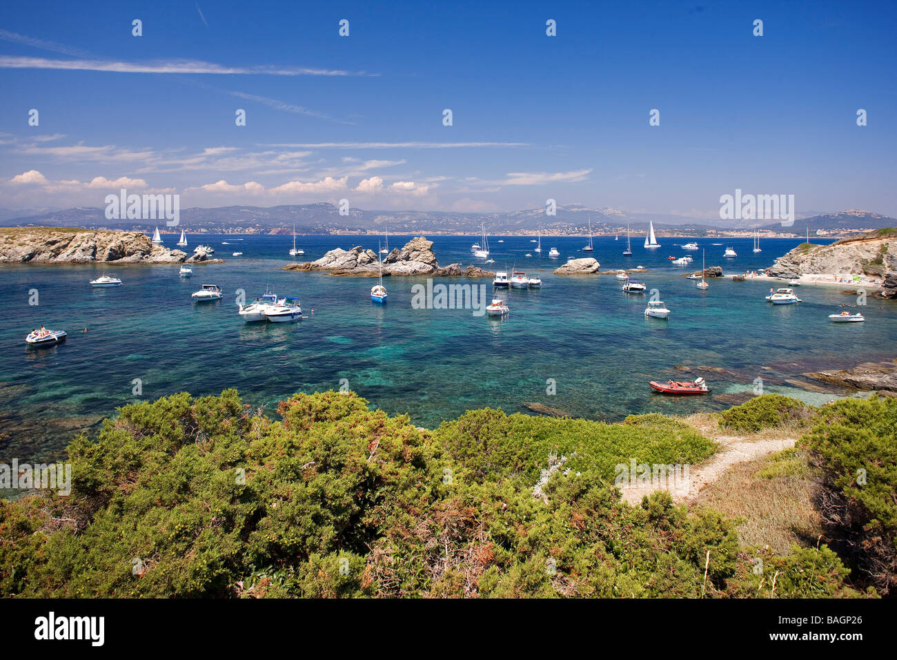 France, Var, Ile des Embiez, the Plage Saint Pierre Stock Photo - Alamy