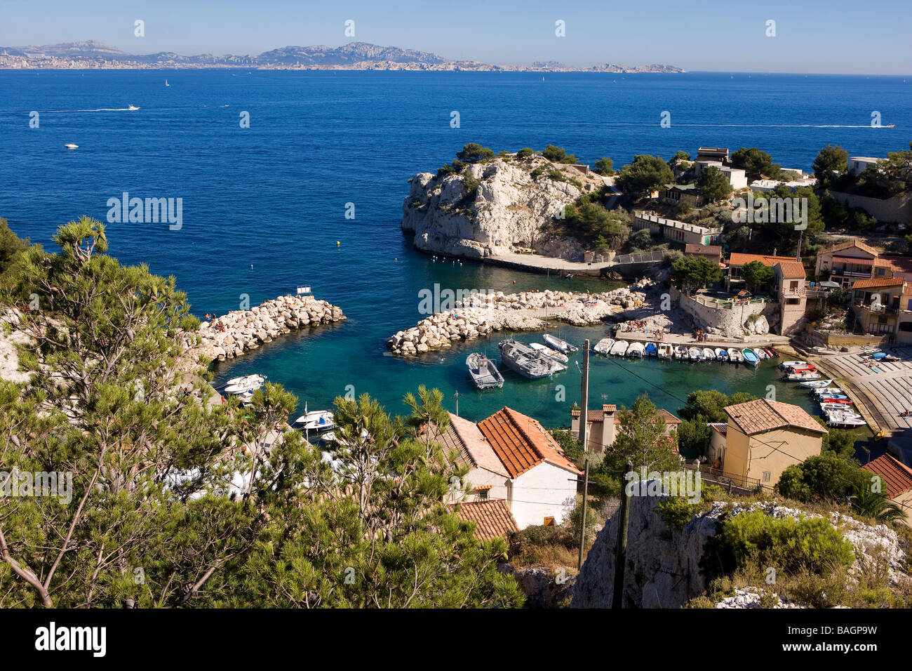 France, Bouches du Rhone, Marseille, the Cote Bleue (the Blue Coast ...
