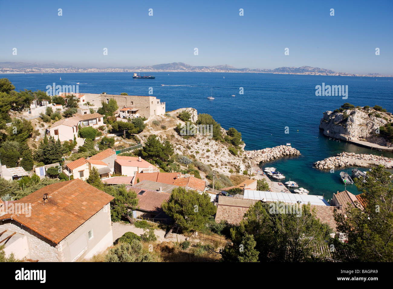 France, Bouches du Rhone, Marseille, the Cote Bleue (the Blue Coast ...