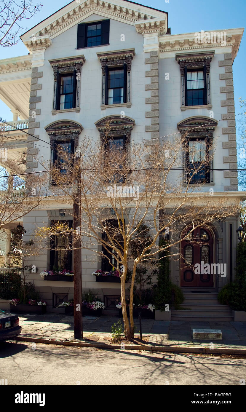 Historical Mansion and Homes in Southern architecture in Charleston ...
