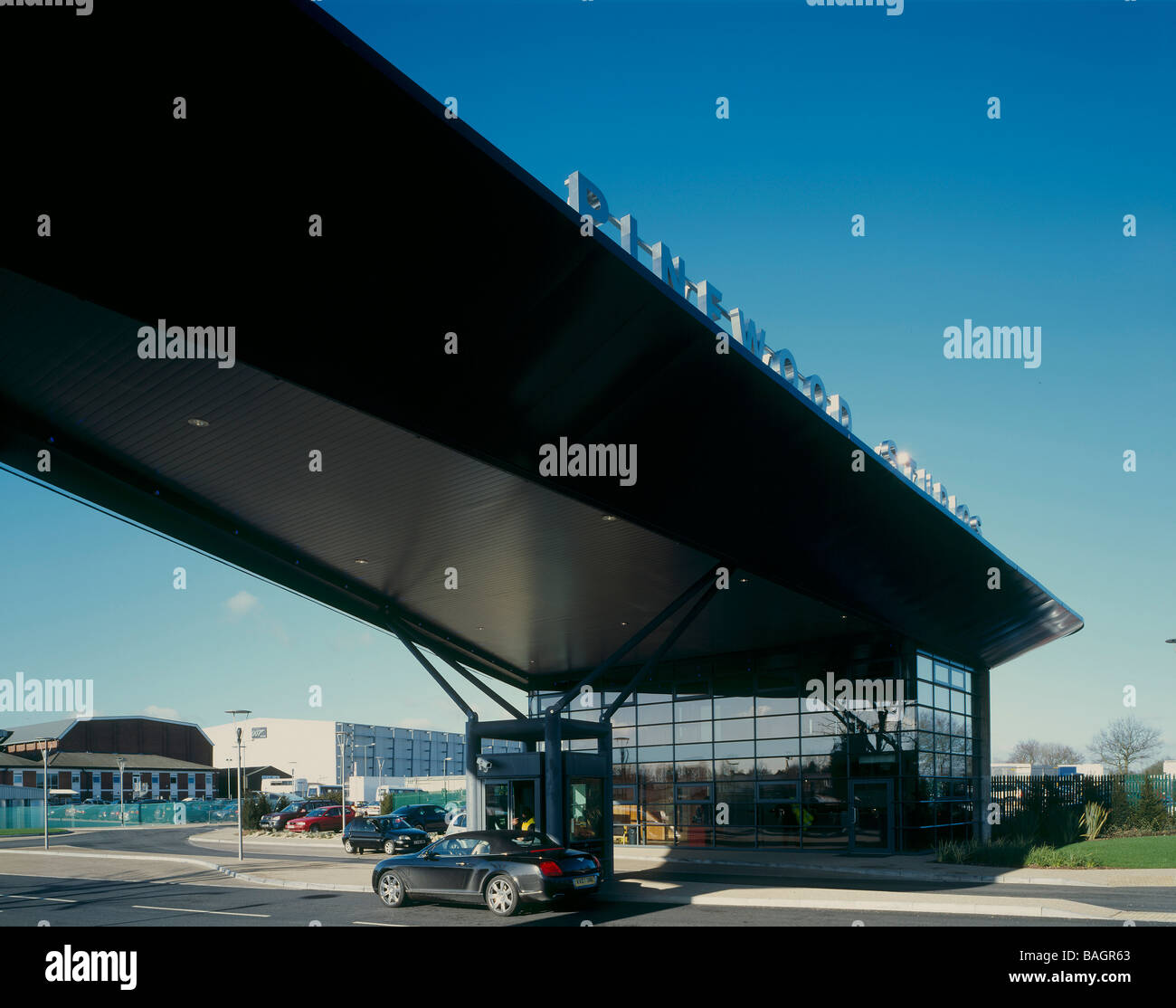 PINEWOOD FILM STUDIOS GATE HOUSE AND 007 STAGE EXT, BURLAND TM ...