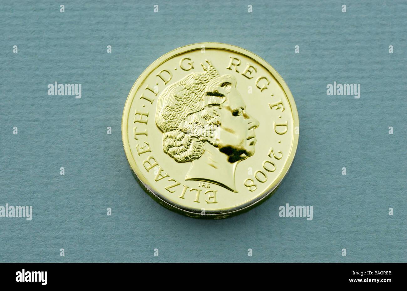 A new pound coin Stock Photo - Alamy