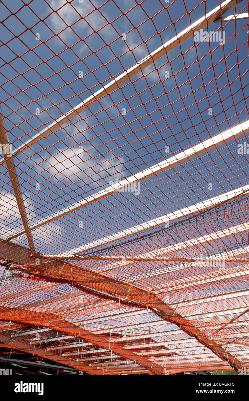 Roof safety net hi-res stock photography and images - Alamy