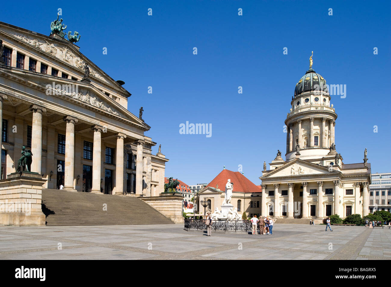 Germany, Berlin, Gendarmenmarkt, French church built between 1701 and ...