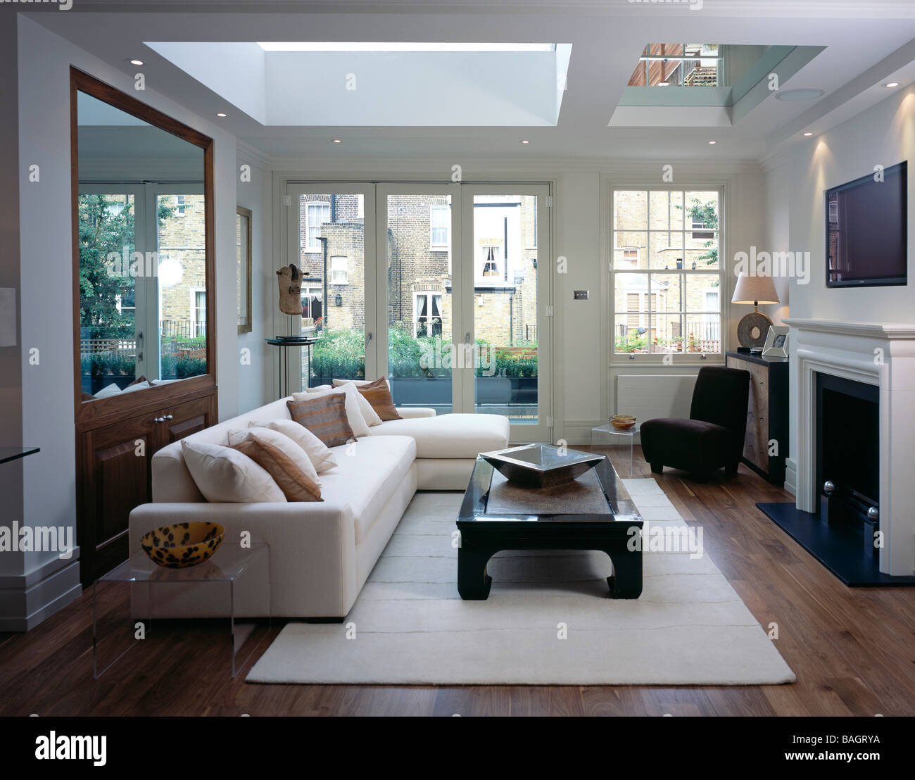 private house interior view - sitting room Stock Photo - Alamy