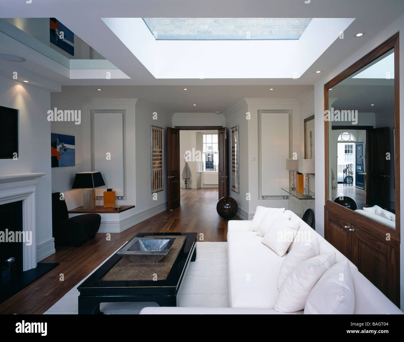 private house interior view - sitting room Stock Photo - Alamy