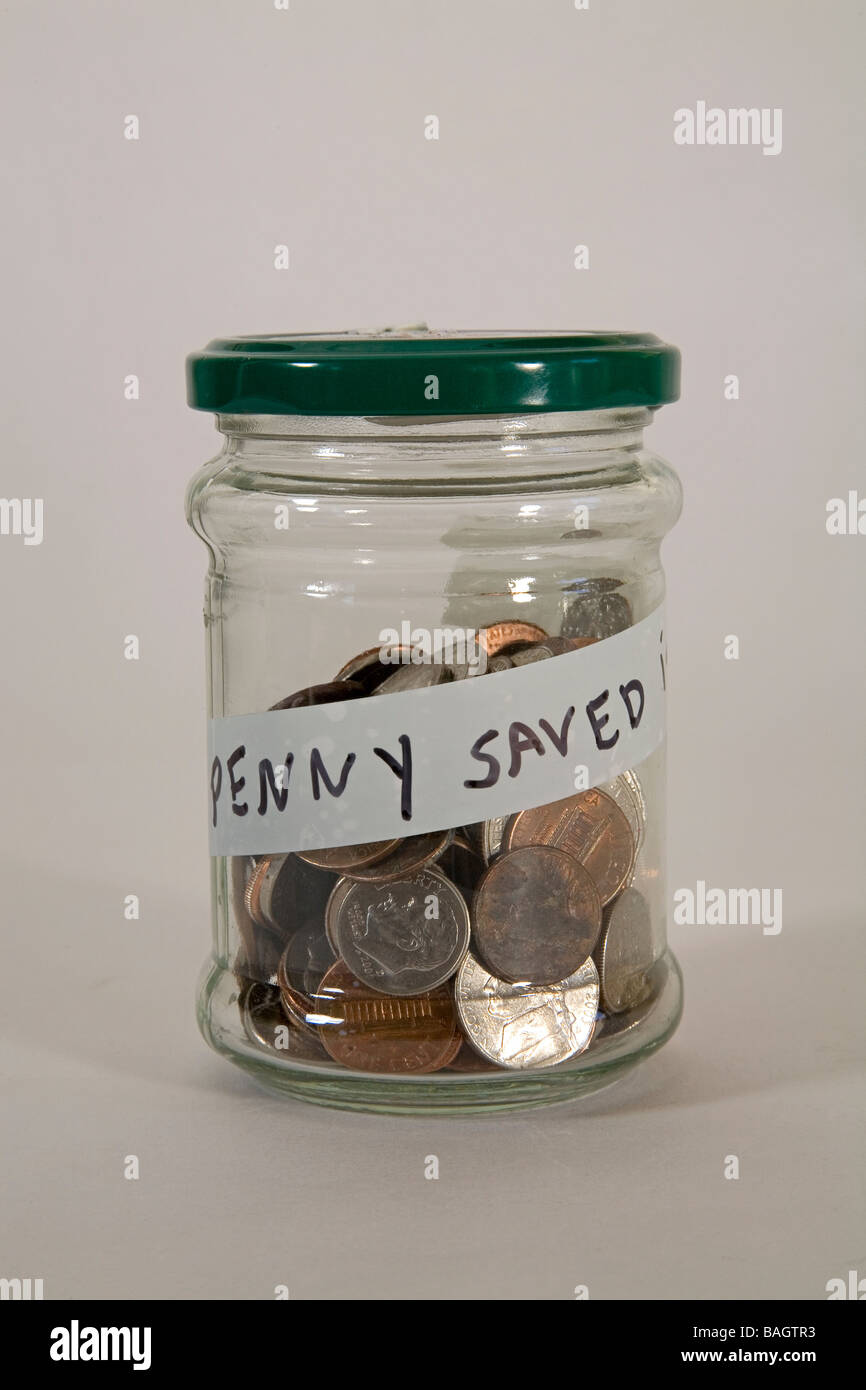 Penny saved penny earned hi-res stock photography and images - Alamy