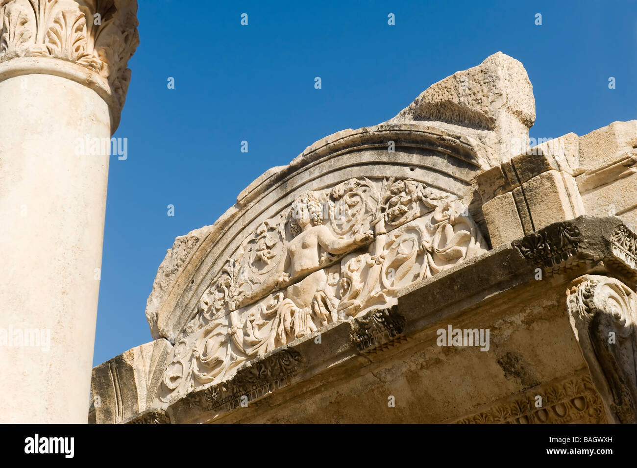 Hadrian Temple Ephesus Turkey Stock Photo - Alamy
