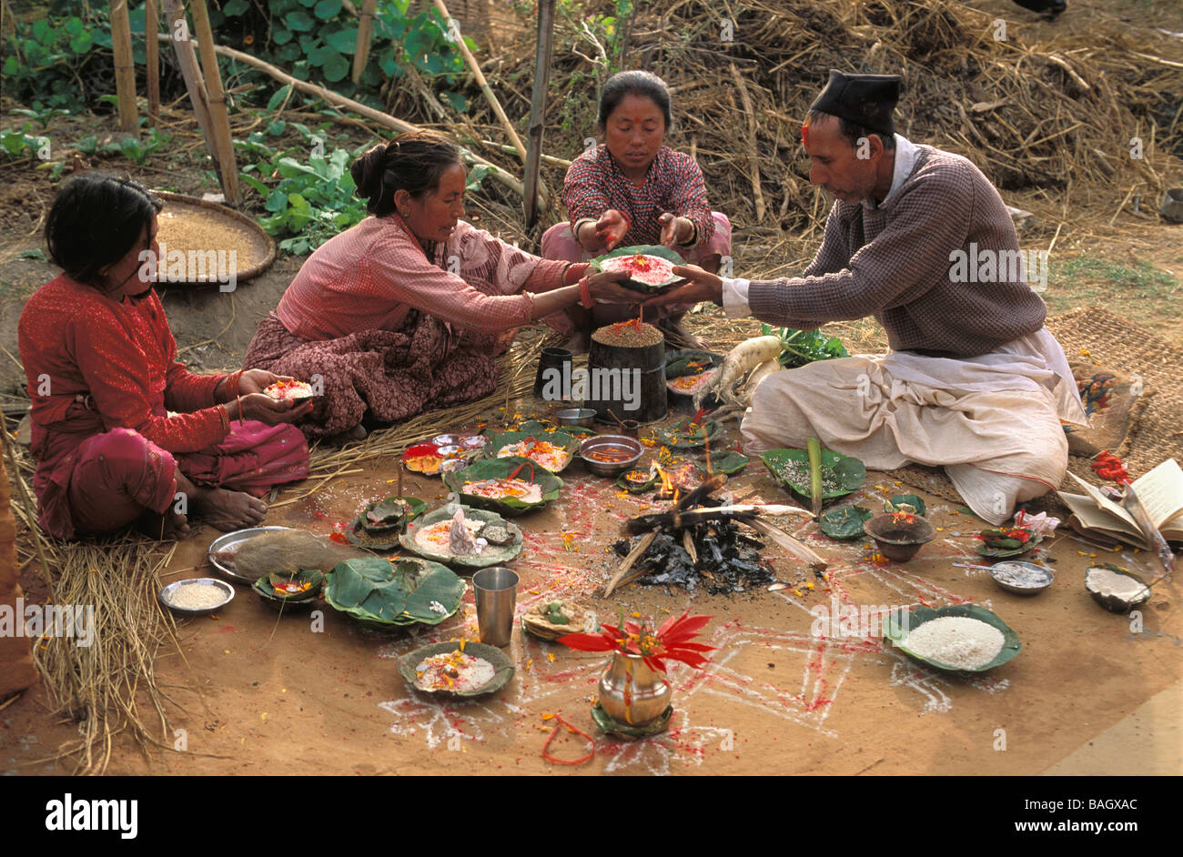 Nepal, Kathmandu Valley, Bagmati Zone, Bhaktapur District, Hindu ...