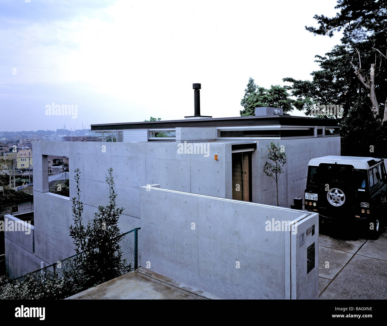 House on Musashino-Hills, Tokyo, Japan, Waro Kishi, House on musashino ...