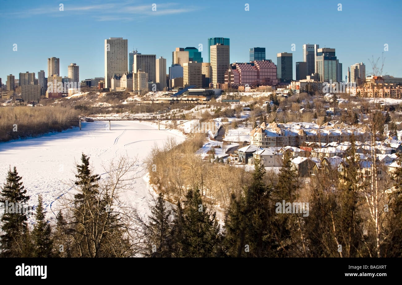 Downtown edmonton winter hi-res stock photography and images - Alamy
