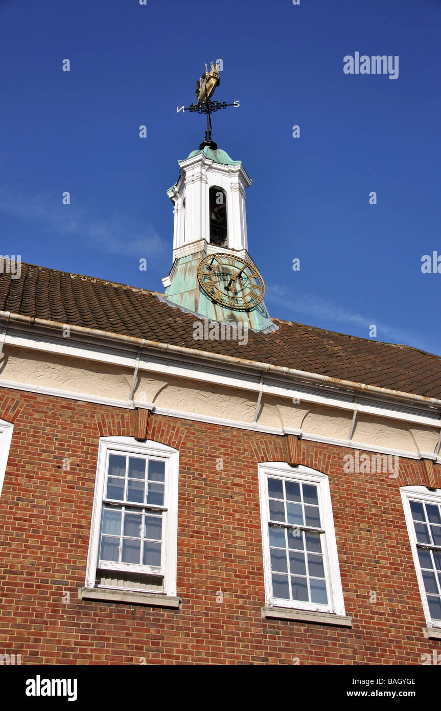 Clock tower, Town Hall Exchange, Castle Street, Farnham, Surrey ...