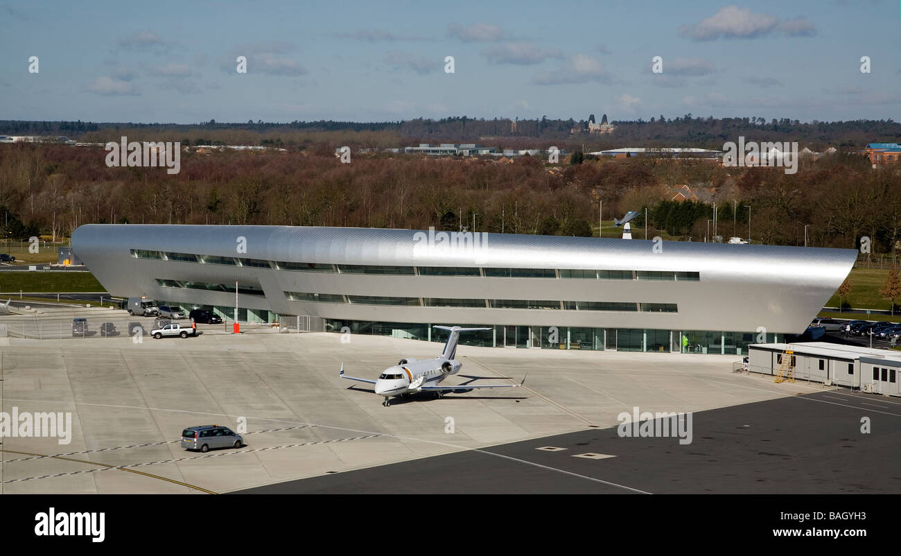 tag farnborough airport south facing elevation; high lvel Stock Photo ...