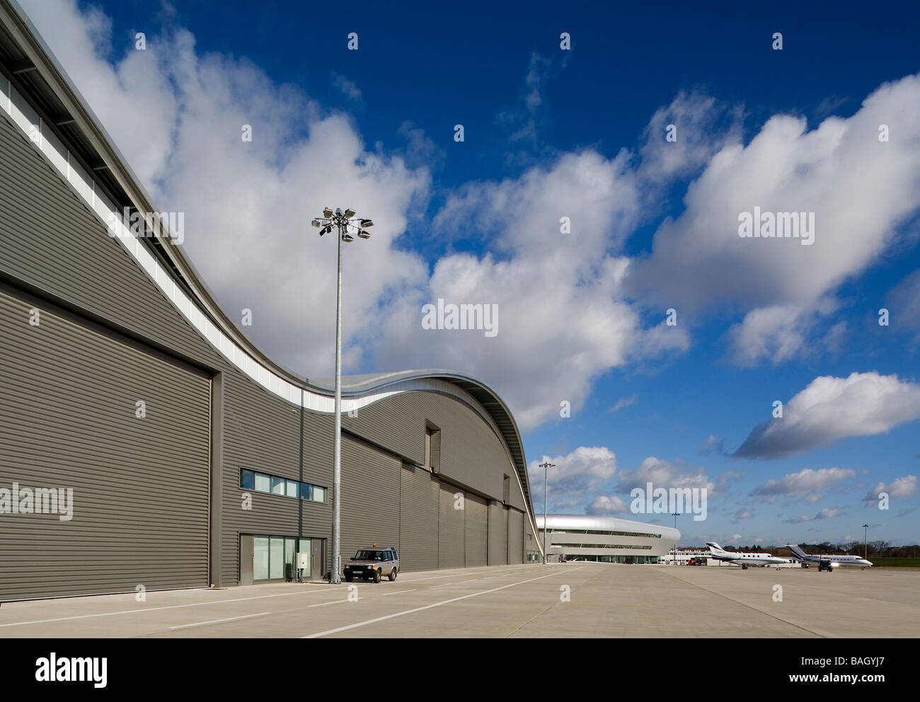 tag farnborough airport south facing elevation Stock Photo - Alamy