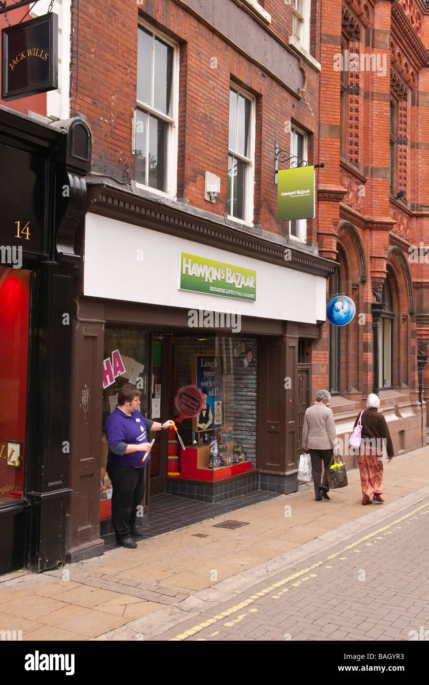 Hawkin's Bazaar shop store in York,Yorkshire,Uk Stock Photo - Alamy