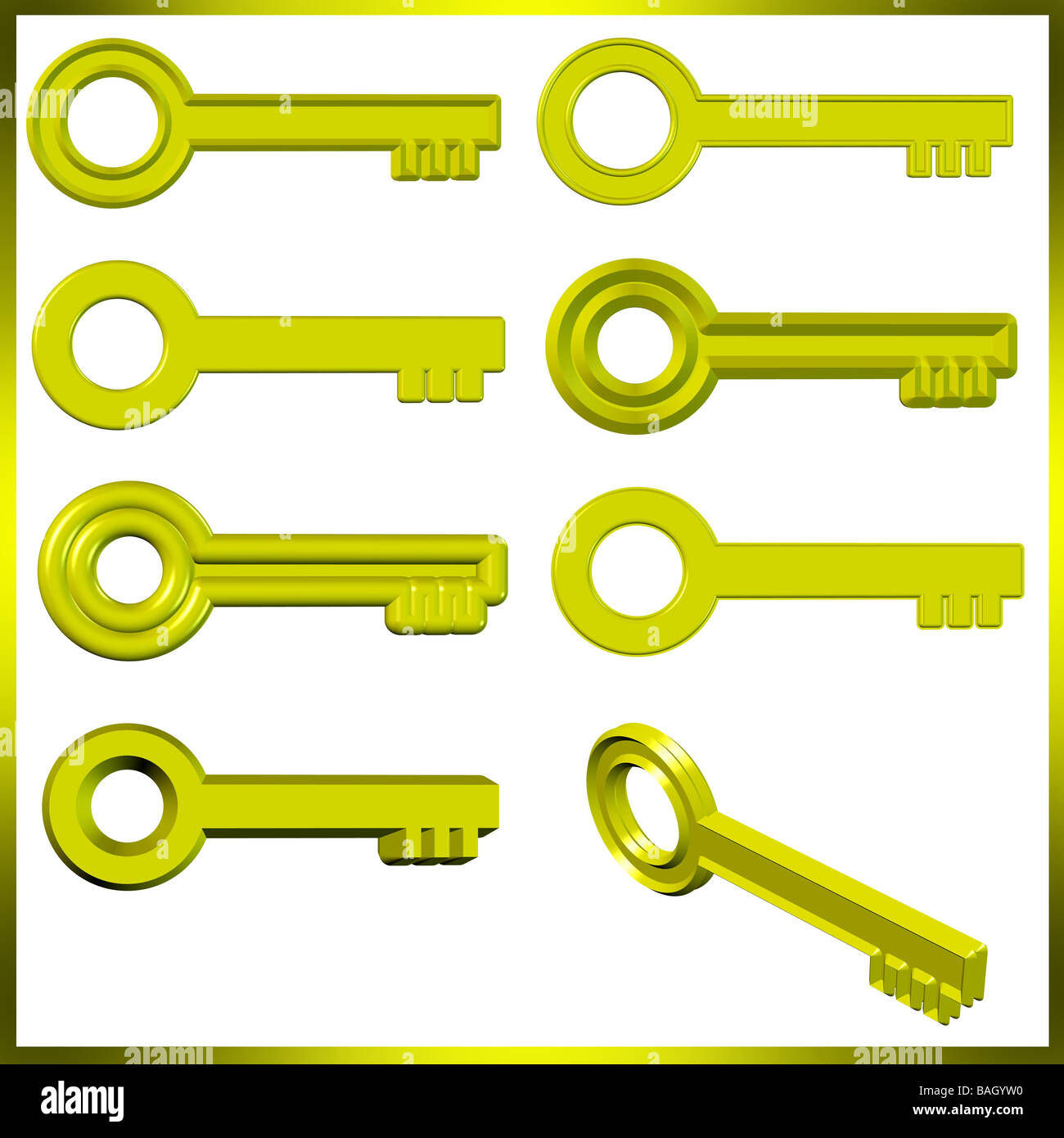 Golden keys hi-res stock photography and images - Alamy