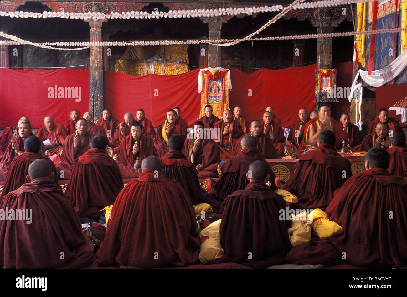 China, Tibet Autonomous Region, Lhasa, Saka Dawa Festival is one of the ...