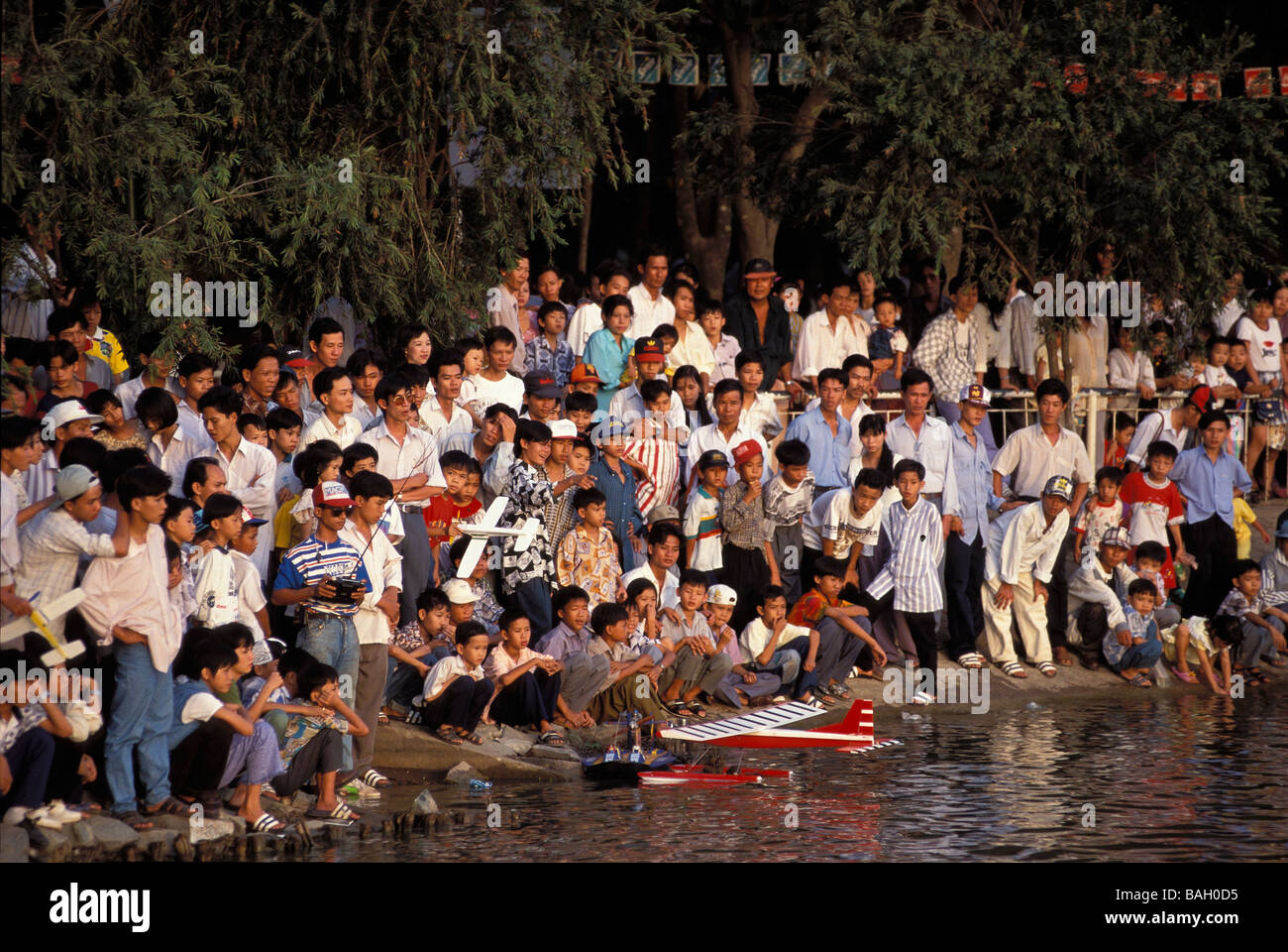 Vietnam, Saigon (Ho Chi Minh City), Dam Sen Park during Tet Festival ...