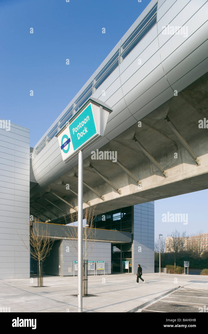 Dlr Pontoon Dock Station, London, United Kingdom, Weston Williamson ...