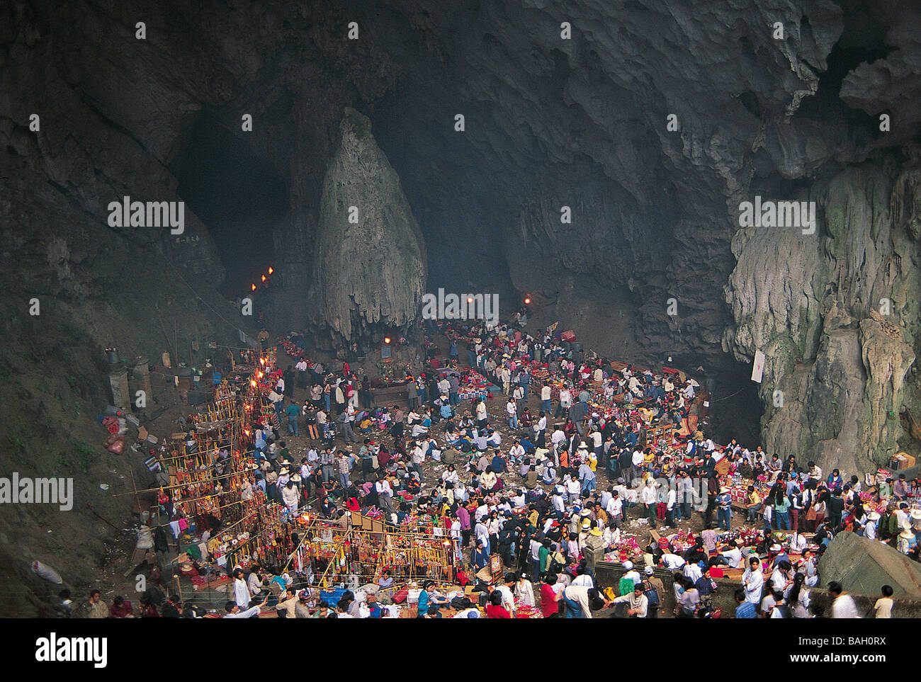 Vietnam, near Hanoi, inside the Chua Huong Pagoda (Perfume Pagoda Stock ...