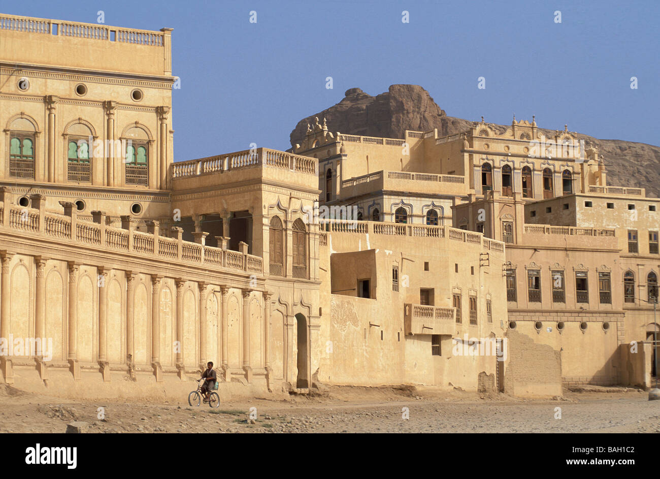 Yemen, Hadramawt Governorate, Tarim, Saïd Omar sheikh Al-Kaf palace ...