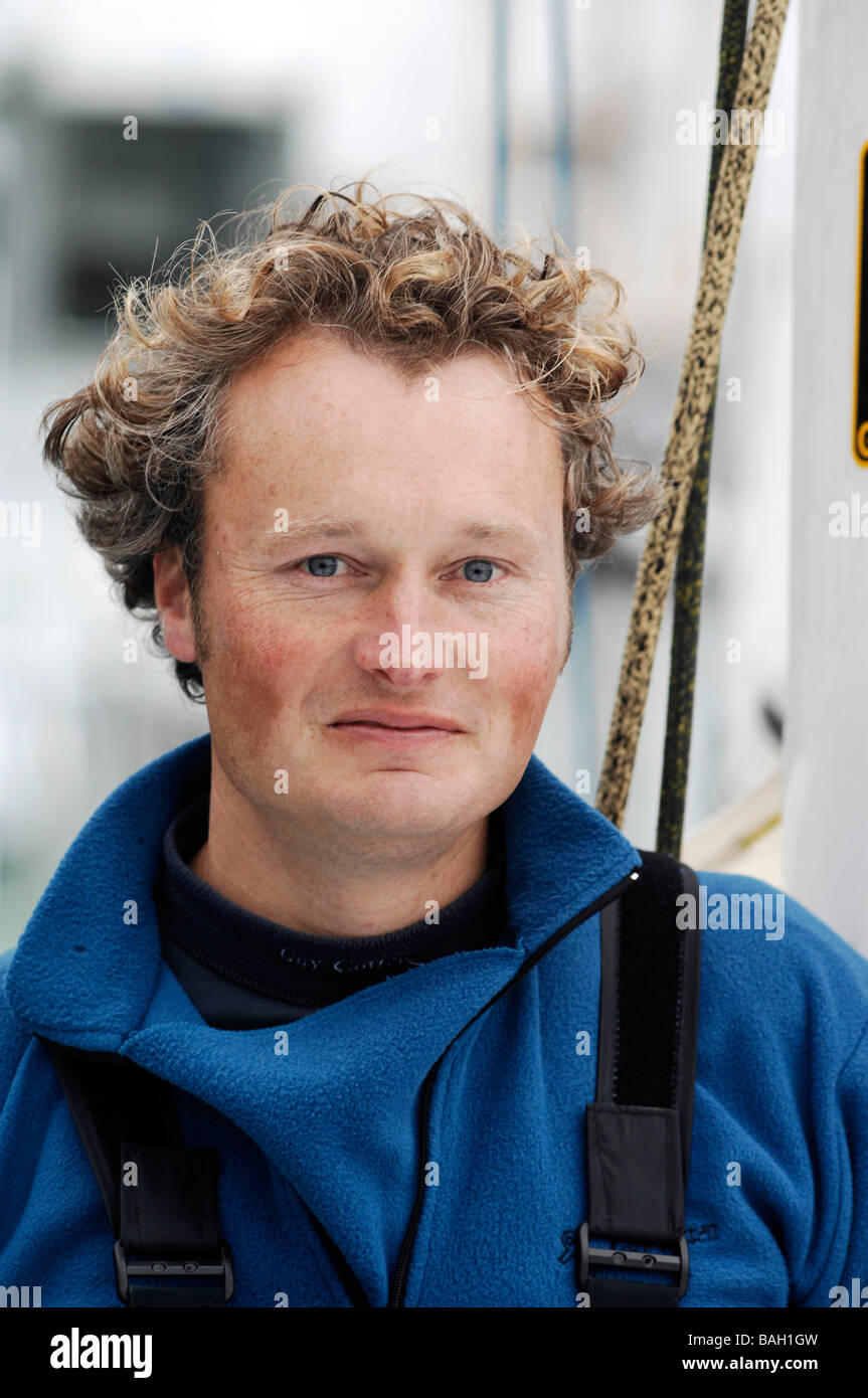 Steve White, sailor in the "Vendée Globe" race Stock Photo - Alamy