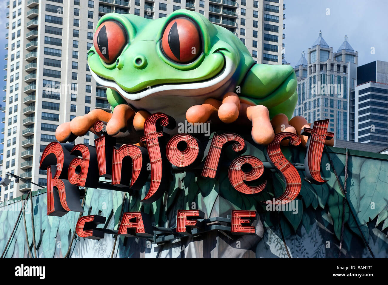 United States, Illinois, Chicago, Near North District, The Rainforest ...