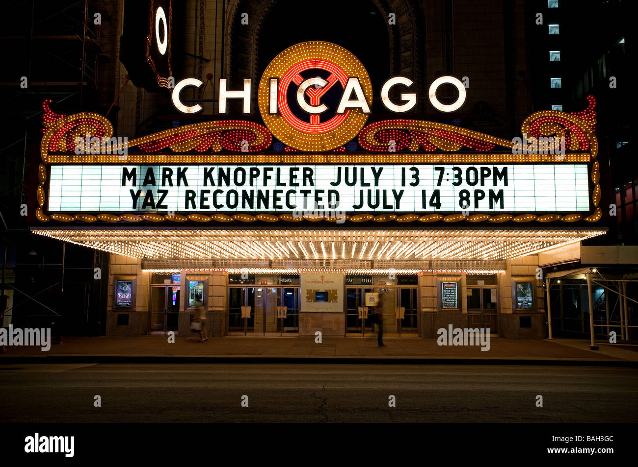 United States, Illinois, Chicago, Loop District, the Chicago Theater ...