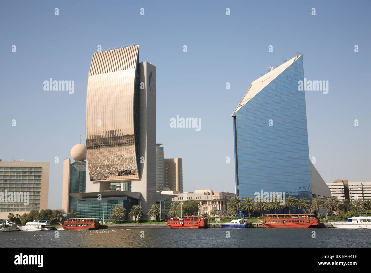 National Bank of Dubai Building left Dubai Chamber Of Commerce Industry ...