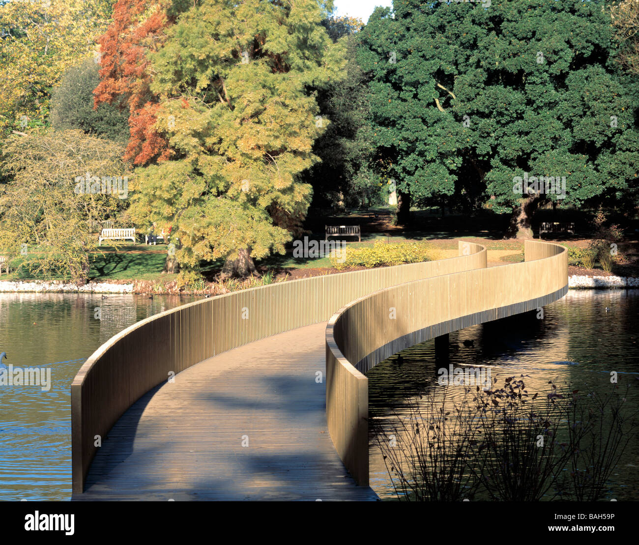 Sackler Crossing Bridge, London, United Kingdom, John Pawson, Sackler ...