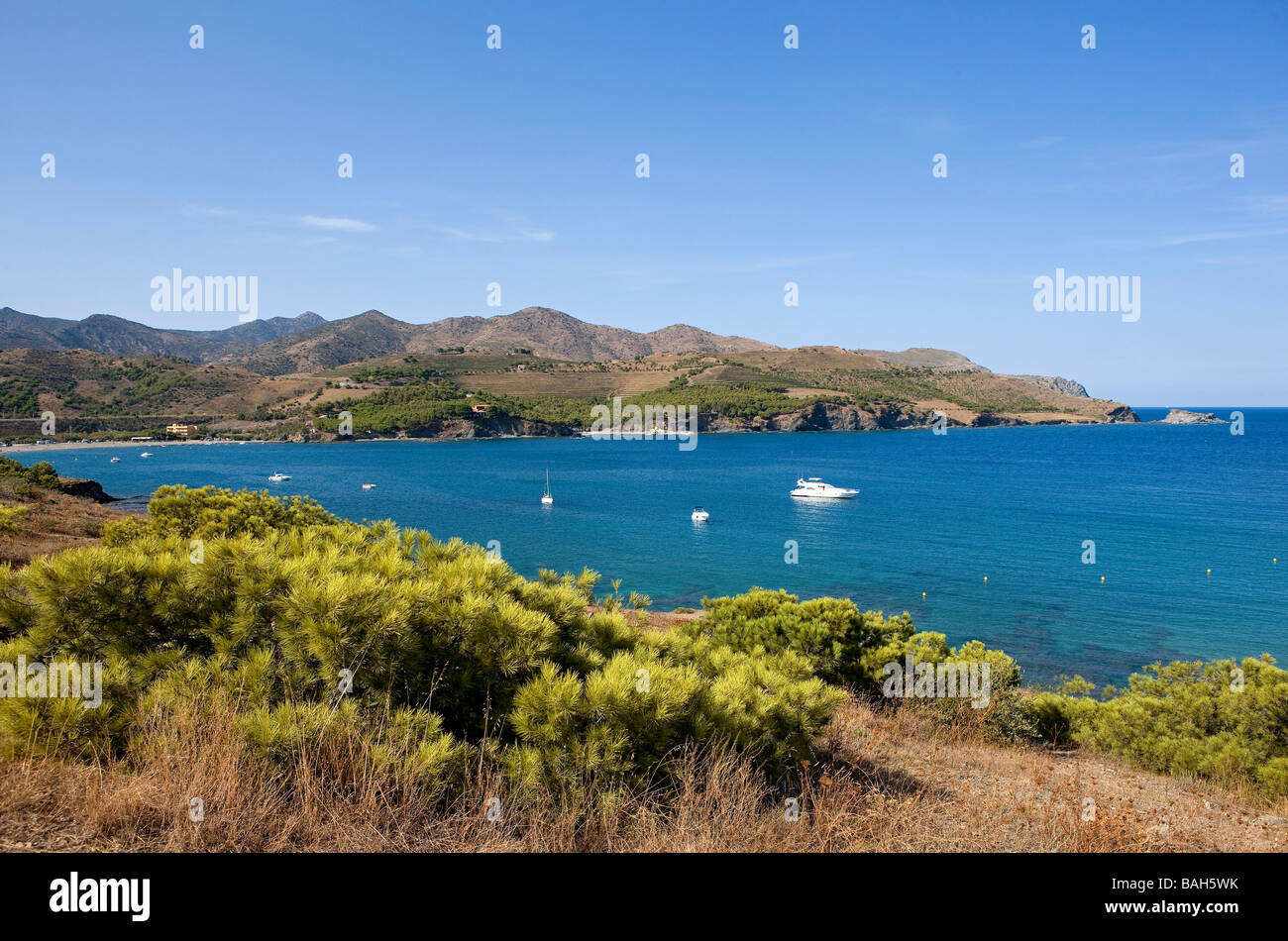 Spain, Catalonia, Costa Brava, Cap Ras, Borrosa beach Stock Photo - Alamy