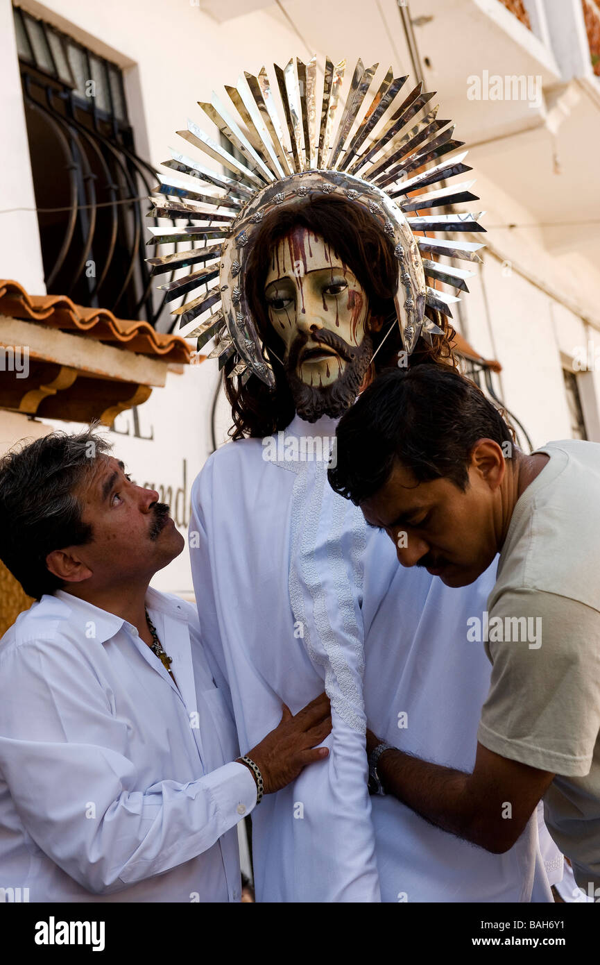 Mexico crucifixion of jesus christ hi-res stock photography and images ...