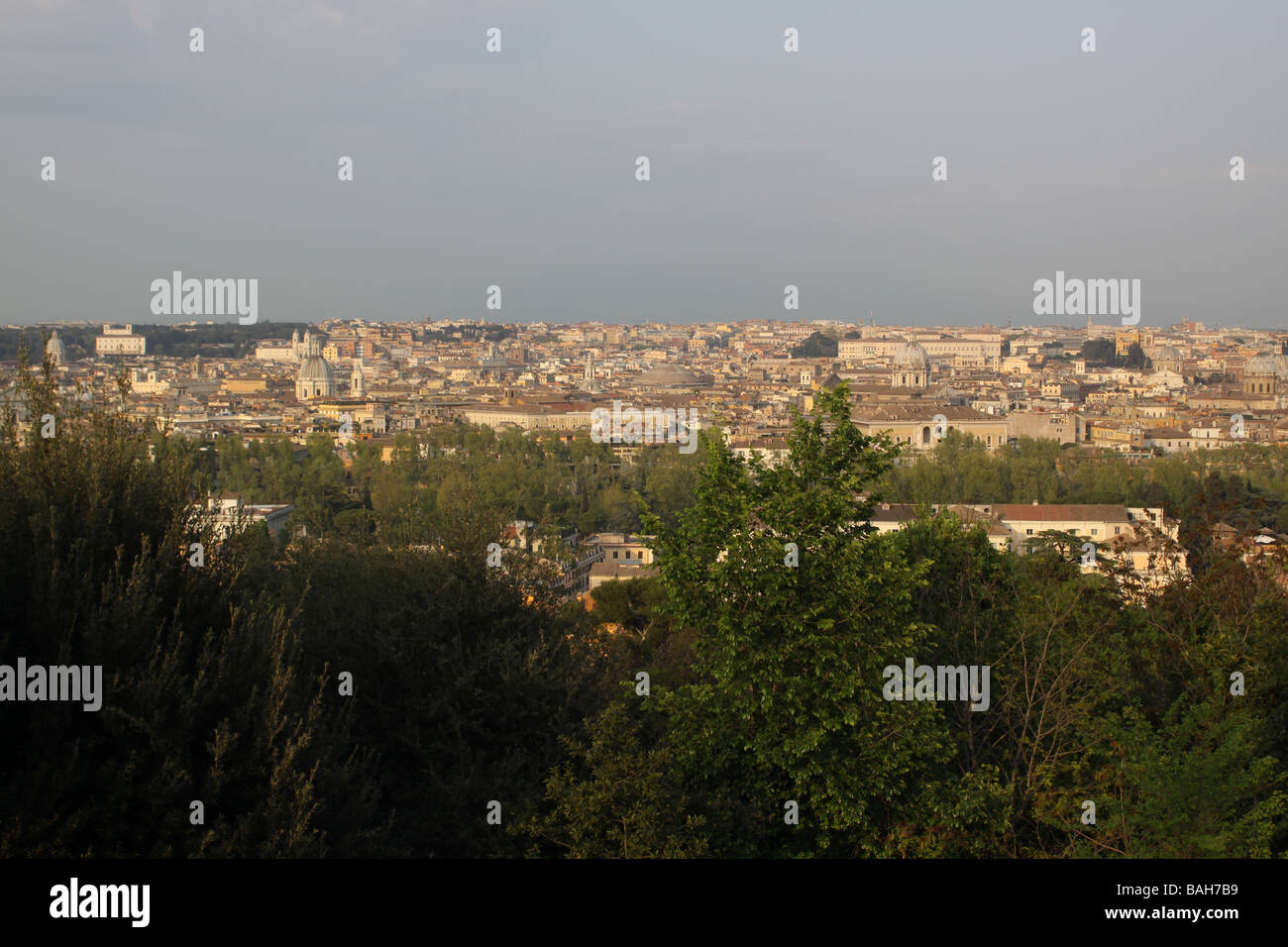 View of Rome from the Gianicolo hill. Rome, Italy Stock Photo - Alamy