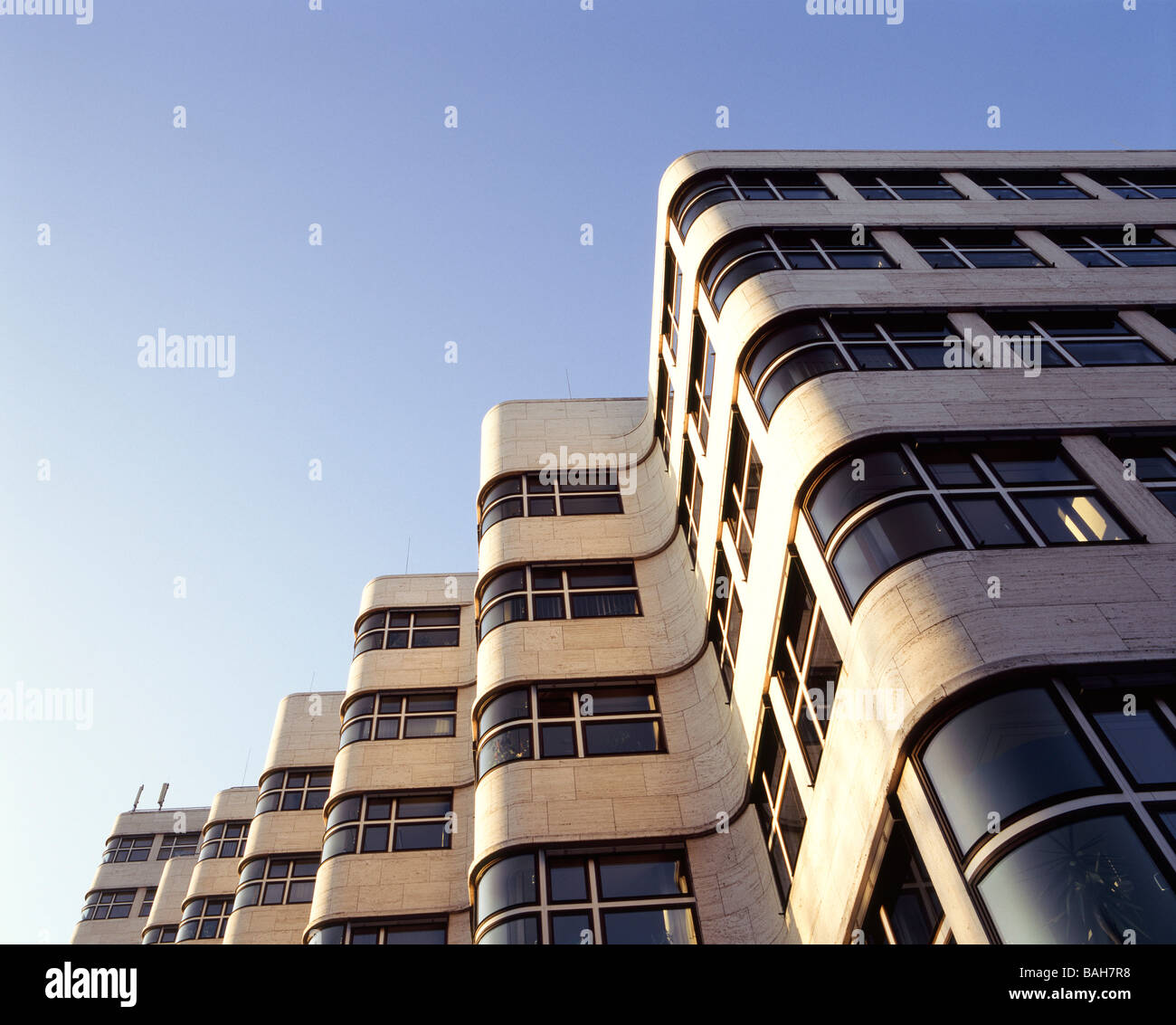 SHELL BUILDING, EMIL FAHRENKAMP, BERLIN, GERMANY Stock Photo - Alamy