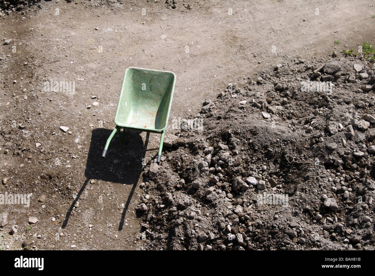 Wheelbarrow earth excavation hi-res stock photography and images - Alamy