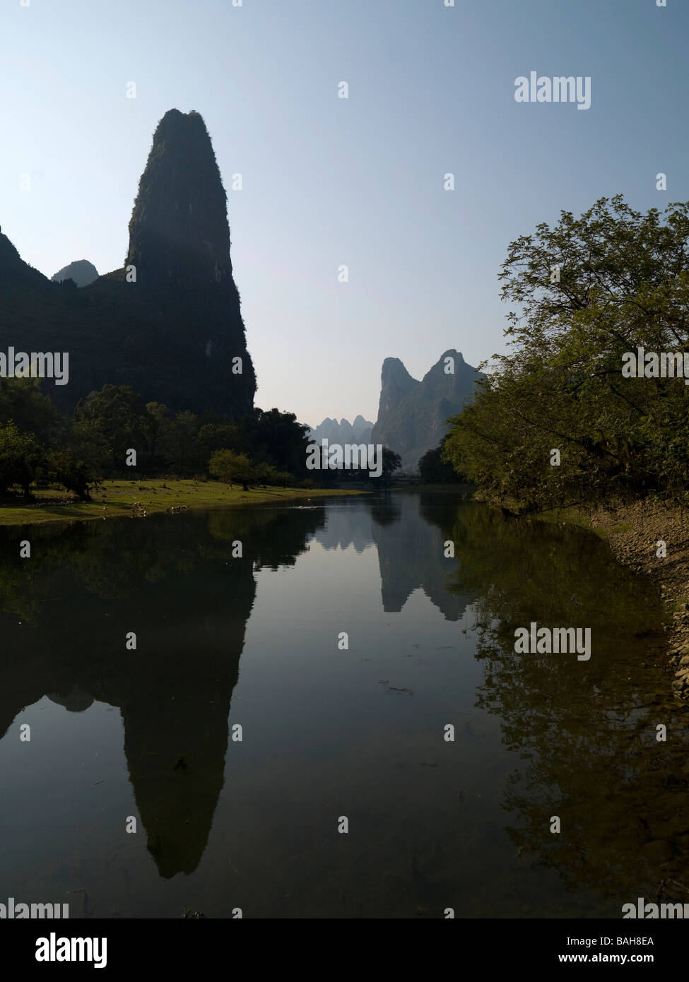 Li river running through Guangxi, China Stock Photo - Alamy