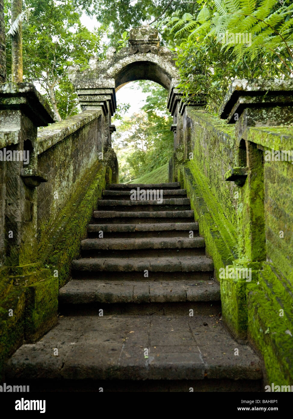 Stone staircase; Bali, Indonesia Stock Photo - Alamy